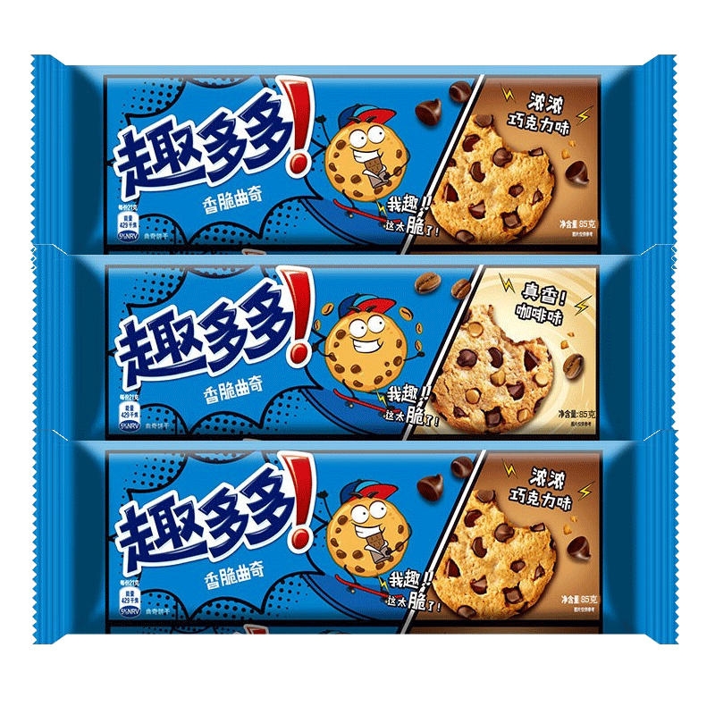趣多多香脆曲奇饼干 浓浓巧克力味85g_购时惠商城_洛报集团旗下综合购物平台